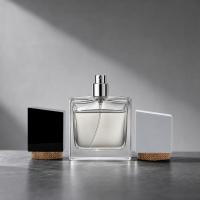 China Modern Geometric Tilt Square Zamac Perfume Cap Solid Gloss Color Woven Gold Base Heavy Metal Perfume Cap For Gift Perfume Set Magnetic Cap for sale