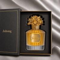 China 3D Rose Flower Zamac Perfume Cap | Gold Plated Zinc Alloy Fragrance Bottle Lid for sale