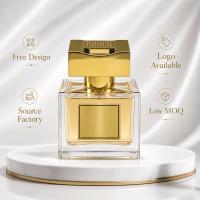China Square Flat Zamac Perfume Cap | Gold Plated Zinc Alloy Fragrance Bottle Lid for sale
