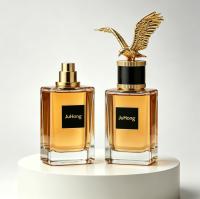 China 3D Golden Eagle Zamac Perfume Bottle Cap Luxury Zinc Alloy Decorative Perfume Lid for sale