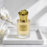 China Luxury 3D Rose Zamac Perfume Cap with Customizable Logo and Ancient Gold Plating for sale