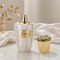 China Conical Shape Zamac Perfume Cap With Embossed Rose Decoration Gold Plated Luxury Metal Perfume Bottle Top Custom Packaging Accessory Magnetic for sale