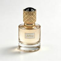 China Luxury Embossed Zamac FEA15 Perfume Cap with Black Resin Top for sale