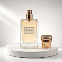 China Twisted Thread Zamac FEA15 Perfume Cap With Side Hook, Rose Gold Zinc Alloy Lid for sale
