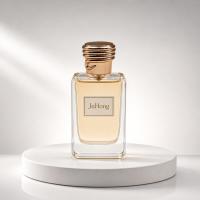 China Twisted Thread Zamac FEA15 Perfume Cap With Side Hook, Rose Gold Zinc Alloy Lid for sale