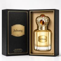 China Luxury Gem‑Inlaid Crown Zamac FEA15 Perfume Cap, Gold‑Plated Zinc Alloy Decorative Bottle Top for sale