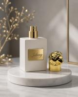 China Zinc Alloy 3D Lion Head Perfume Cap Mirror Gold Plated Animal Sculpture Bottle Lid Custom Logo OEM For Perfume Glass BottleMagnetic for sale