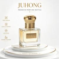 China Luxury Knurled Texture Zamac Perfume Bottle Cap Gold Plated Custom Logo Metal Perfume Lid for sale