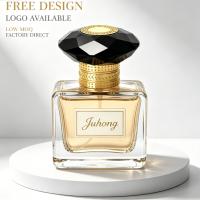 China Luxury Black Faceted Crystal Zamac Perfume Bottle Cap Gold Plated Custom Logo Metal Perfume Lid FEA 15 for sale