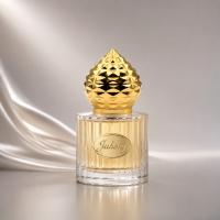 China Luxury Diamond Cut Gold Zamac Perfume Cap, Crown Shape Closure for FEA15 Perfume Bottle for sale