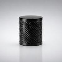 China Wholesale Multi‑Style Zinc Alloy Perfume Cap Cylindrical Oblique Cut Smooth Knurled Metal Perfume Bottle Closure Custom Logo for sale