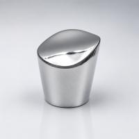 China Wholesale Multi‑Style Zinc Alloy Perfume Cap Cylindrical Oblique Cut Smooth Knurled Metal Perfume Bottle Closure Custom Logo for sale