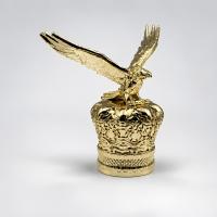 China Wholesale Vintage Antique Bronze Gold Zinc Alloy Animal Head Perfume Cap Deer Bull Wolf Eagle Horse Perfume Closure Custom Logo for sale