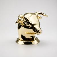 China Wholesale Vintage Antique Bronze Gold Zinc Alloy Animal Head Perfume Cap Deer Bull Wolf Eagle Horse Perfume Closure Custom Logo for sale