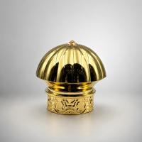 China Wholesale 3D Crown Zinc Alloy Perfume Cap Enamel Painted Rhinestone Decor Metal Perfume Bottle Closure Custom Logo Accept for sale