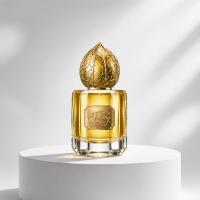 China Luxury Hollow Lattice Teardrop Zamac Perfume Cap, Gold Electroplated Decorative Metal Perfume Closure Custom Logo For Arabic Perfume Bottles for sale