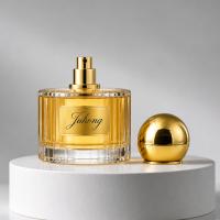 China Glossy Gold Sphere Zamac Perfume Cap | Round Ball Metal Fragrance Bottle Lid Custom Logo for sale