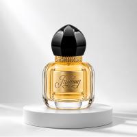 China Glossy Black Lotus Zamac Perfume Cap With Gold Mesh Base Luxury Metal Fragrance Bottle Lid Custom Logo for sale