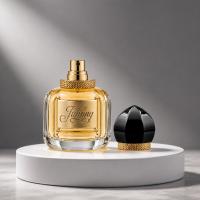 China Glossy Black Lotus Zamac Perfume Cap With Gold Mesh Base Luxury Metal Fragrance Bottle Lid Custom Logo for sale