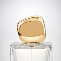 China Zinc Alloy Perfume Cap Square Shape Gold Silver Rose Gold Black Custom Logo OEM Metal Perfume Bottle Lid For Fragrance Bottle for sale