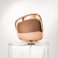 China Zinc Alloy Perfume Cap Square Shape Gold Silver Rose Gold Black Custom Logo OEM Metal Perfume Bottle Lid For Fragrance Bottle for sale
