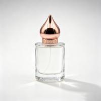 China Zinc Alloy Perfume Cap Teardrop Shape Star Engraved Base Luxury Metal Perfume Bottle Lid Custom Embossed Logo OEM ODM Wholesale for sale