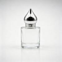 China Zinc Alloy Perfume Cap Teardrop Shape Star Engraved Base Luxury Metal Perfume Bottle Lid Custom Embossed Logo OEM ODM Wholesale for sale