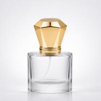 China Custom Zinc Alloy Perfume Cap Luxury Metal Fragrance Bottle Cap Faceted Design Electroplated Gold Silver Rose Gold Black Factory for sale
