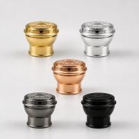 China Custom Zinc Alloy Perfume Cap Luxury Zamac Metal Fragrance Bottle Lid Round Top Electroplated Gold Silver Rose Gold Black Supply for sale