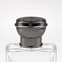 China Custom Zinc Alloy Perfume Cap Luxury Zamac Metal Fragrance Bottle Lid Round Top Electroplated Gold Silver Rose Gold Black Supply for sale