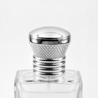 China Custom Zinc Alloy Perfume Cap Luxury Metal Fragrance Bottle Cap Knurled Pattern Electroplated Gold Silver Rose Gold Black Direct for sale