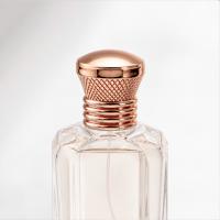 China Custom Zinc Alloy Perfume Cap Luxury Metal Fragrance Bottle Cap Knurled Pattern Electroplated Gold Silver Rose Gold Black Direct for sale