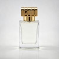 China Factory Wholesale Vertical Ribbed Square Zamac Perfume Cap Parallel Grooved Metal Perfume Bottle Cover Gold Silver Black Custom Logo OEM Magnetic for sale