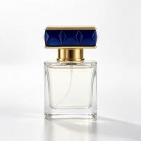 China Luxury Horizontal Rectangle Top Zinc Alloy Perfume Cap Faceted Color Inlay Gold Plated Frame Zamac Perfume Bottle Lid Custom Logo OEM ODM for sale