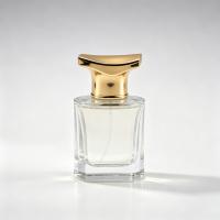 China Luxury Curved Wing‑Shape Zinc Alloy Perfume Cap Flared Zamac Lid Mirror Electroplating Custom Logo OEM for sale