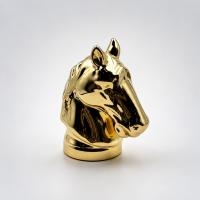 China Source Factory Luxury Animal Head Zinc Alloy Perfume Cap Custom Logo Magnetic Zamac Perfume Bottle Lid Various Styles for sale