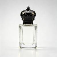 China Source Factory Luxury Crown Shape Hollow Carved Zinc Alloy Perfume Cap FEA15 Fit Vintage Embossed Zamac Perfume Bottle Lid Multi‑Color Electroplating Custom Logo OEM ODM for sale