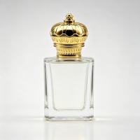 China Source Factory Luxury Crown Shape Hollow Carved Zinc Alloy Perfume Cap FEA15 Fit Vintage Embossed Zamac Perfume Bottle Lid Multi‑Color Electroplating Custom Logo OEM ODM for sale