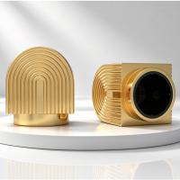 China Luxury Arch Shape Zinc Alloy Zamac Perfume Cap | Custom Decorative Metal Fragrance Bottle Cap for sale
