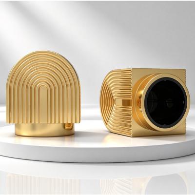 China Luxury Arch Shape Zinc Alloy Zamac Perfume Cap | Custom Decorative Metal Fragrance Bottle Cap for sale