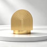 China Luxury Arch Shape Zinc Alloy Zamac Perfume Cap | Custom Decorative Metal Fragrance Bottle Cap for sale