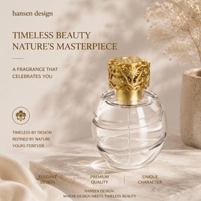 China European Luxury Floral Hollow Out Zamac Perfume Cap Ornate Flower Carving Engravable Top FEA15 Mouth Zinc Alloy Perfume Cover Custom Logo Source Factory for sale