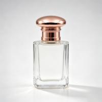 China FEA15 Zinc Alloy Perfume Cap Mushroom Dome Top Tiered Cylindrical Body Electroplated Metal Perfume Bottle Lid Custom Logo OEM ODM for sale