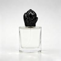 China Luxury FEA15 Perfume Bottle Cap Zinc Alloy 3D Embossed Floral Bud Top Electroplated Fragrance Bottle Lid Custom Zamac Perfume Cap for sale