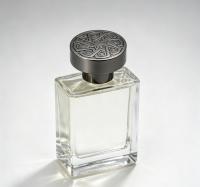 China Luxury FEA15 Perfume Bottle Cap Zinc Alloy Round Flat Cap With Embossed Carved Pattern Electroplated Fragrance Lid Custom Zamac perfume Cap for sale