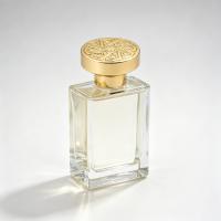China Luxury FEA15 Perfume Bottle Cap Zinc Alloy Round Flat Cap With Embossed Carved Pattern Electroplated Fragrance Lid Custom Zamac perfume Cap for sale