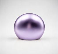 China Luxury FEA15 Perfume Bottle Cap Zinc Alloy Egg‑Shape Round Dome Smooth Curved Matte Metallic Perfume Lid Custom For Fragrance Bottle Zamac perfume Cap for sale