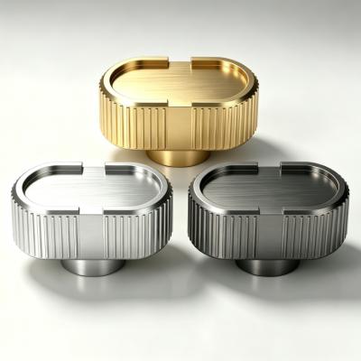 China Oval Grooved Brushed Zamac Perfume Cap, Gold Silver Gunmetal Zinc Alloy Fragrance Bottle Lid, Custom Engraved Logo Textured Metal Perfume Cover for sale