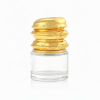 China FEA15 Zinc Alloy Macaron Perfume Cap Wavy Layered Textured Zamac Perfume Bottle Cover Custom Electroplated For Perfume Glass Bottle Zamac Perfume Cap Parfume Cap for sale
