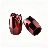 China FEA15 Zinc Alloy Rose Perfume Cap Luxury Carved Zamac Perfume Bottle Lid Custom Electroplated For Perfume Glass Bottle Zamac Perfume Cap Parfume Cap Custom Perfume Cap Factory for sale
